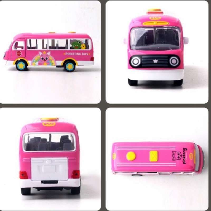 Jual Pinkfong Baby Shark Metal Kindergarten Bus Toy / Mainan Mobilan Di ...
