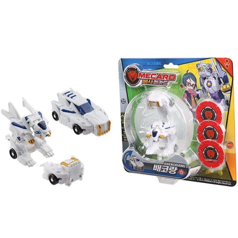 Promo Mecard Bbasha 021 Basic Mecanimal Baekorang Transforming Car ...