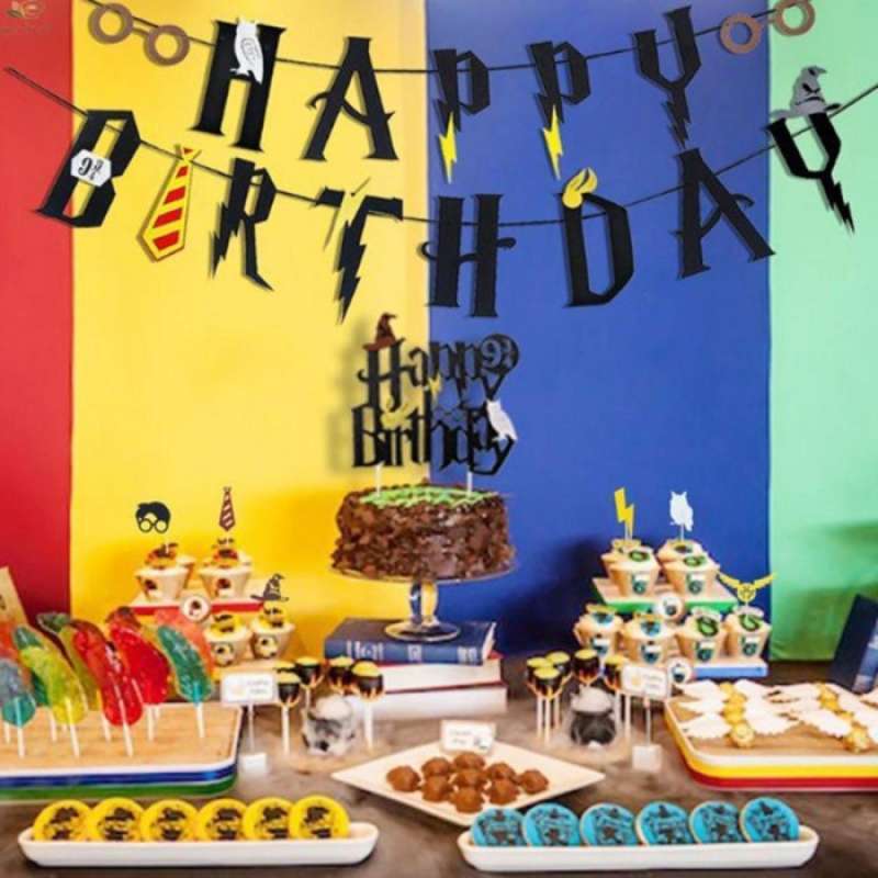 Jual 49pcs Ildren's Birthday Party Harry Full Theme Party Decoration Di ...