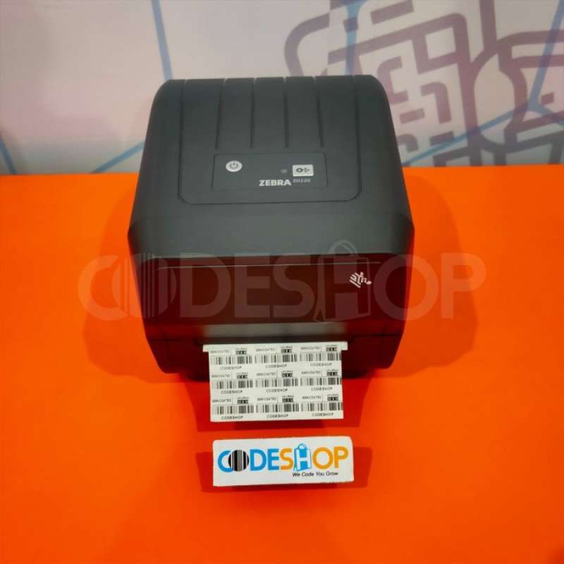 Promo Zebra Zd-220 Printer Label Direct Thermal Transfer Barcode Resi Diskon 6% Di Seller ...