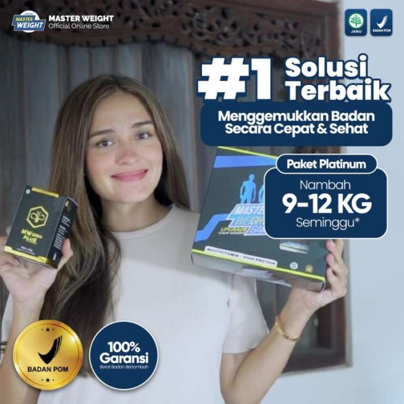 Promo Master Susu Weight Gain Gemuk Penggemuk Penambah Berat Badan Dewasa Diskon 4% Di Seller ...