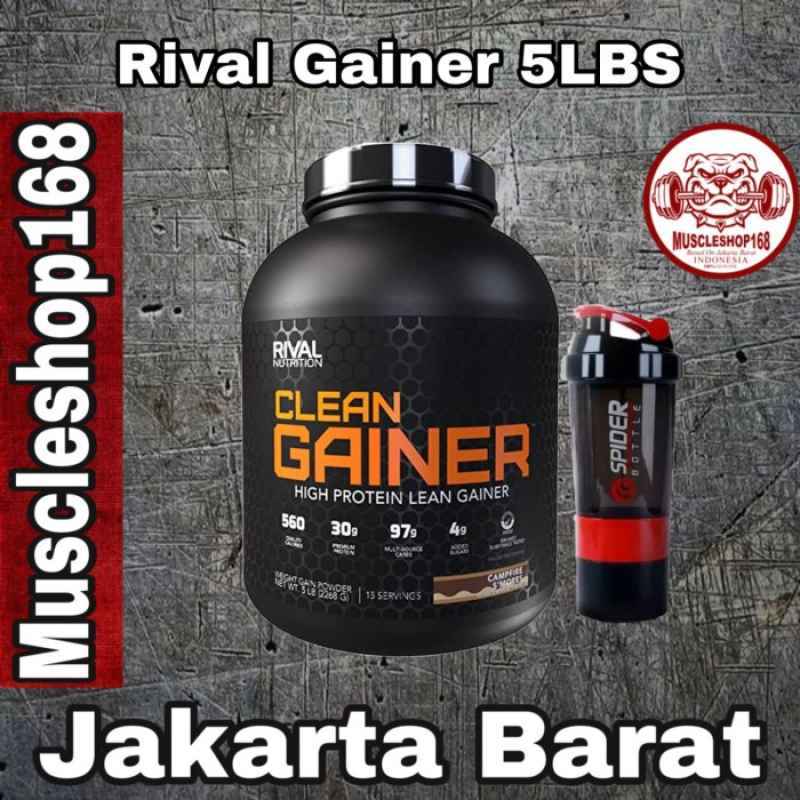 Promo Rival Nutrition Clean Gainer 5 Lbs High Protein Lean Gain Gainer ...