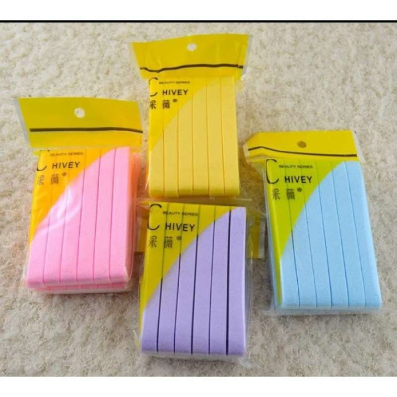 Promo Facial Sponge Stick 12 Batang / Spons Kentang Wajah Hivey Stik ...