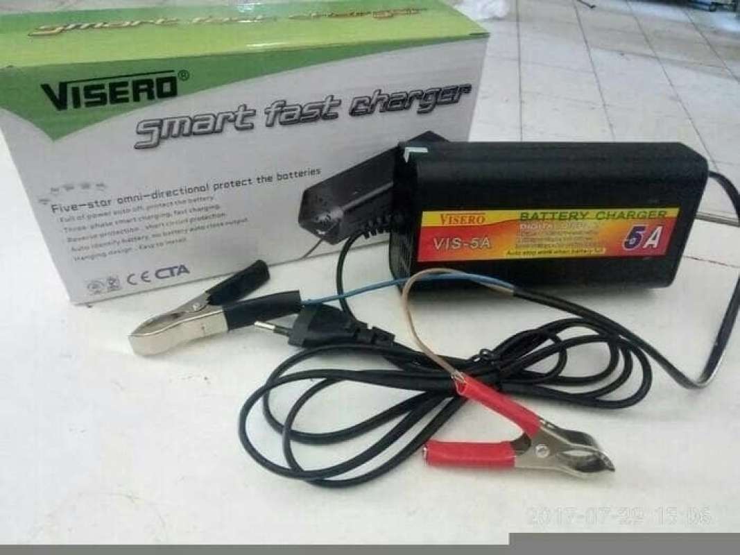 Promo Smart Fast Charger Accu Aki 12v 5a Otomatis Diskon 17% Di Seller ...