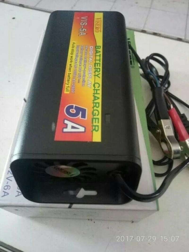 Promo Smart Fast Charger Accu Aki 12v 5a Otomatis Diskon 17% Di Seller ...