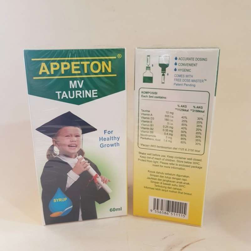 Promo Appeton Multivitamin Taurine Syrup 60ml Diskon 12% Di Seller ...
