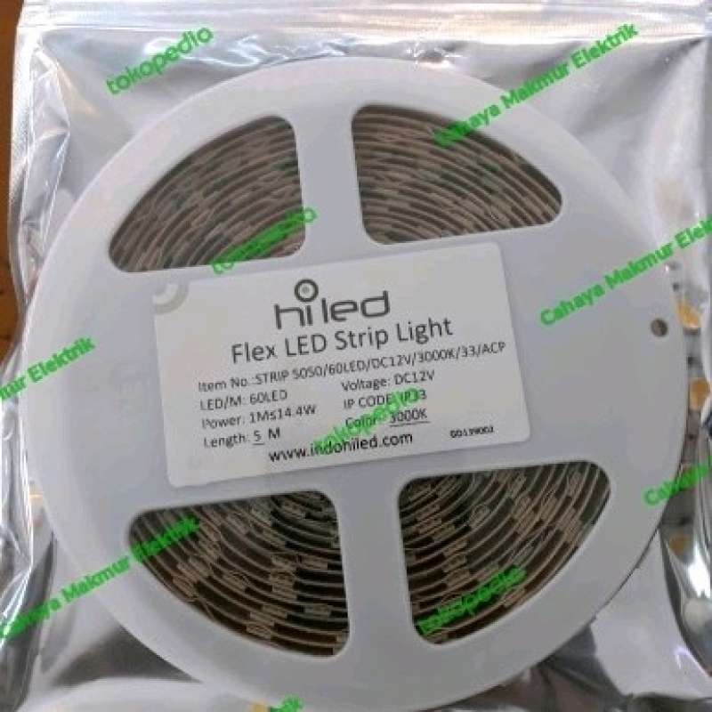 Promo Led Strip Hiled ip33-5050 3000K Warmwhite Diskon 33% di Seller ...