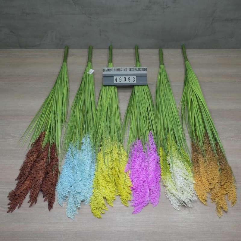 Jual Rumpun Padi Rumput Ilalang Gandum 5cabang 49093 Di Seller Jasmine ...