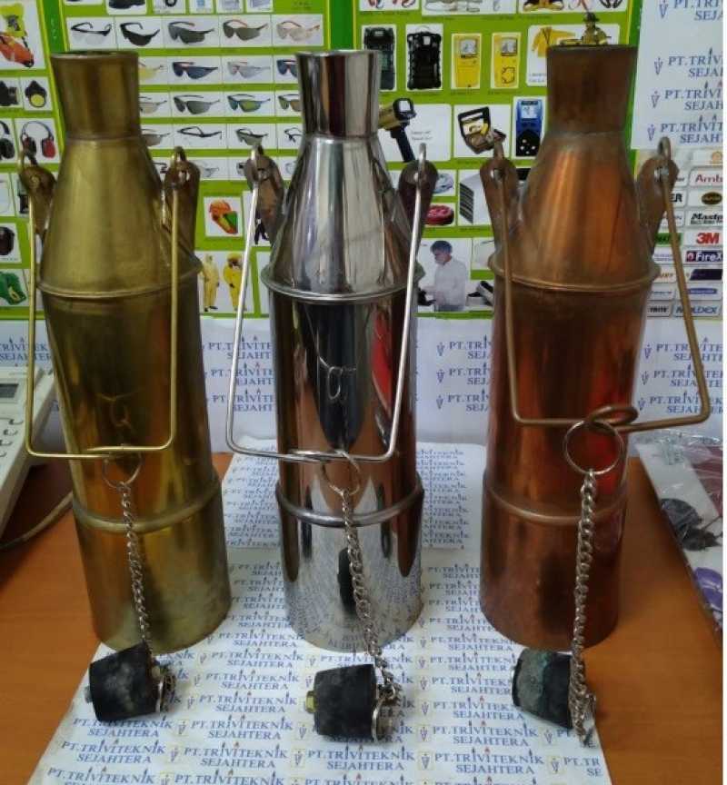 Promo fuel sampling sample can weighted beaker,botol sampel minyak ...