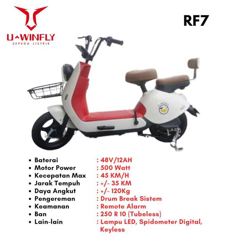 Jual Sepeda Listrik U-Winfly RF 7 Sepeda Listrik RF 7 U-Winfly Sepeda Listrik U-Winfly Sepeda ...