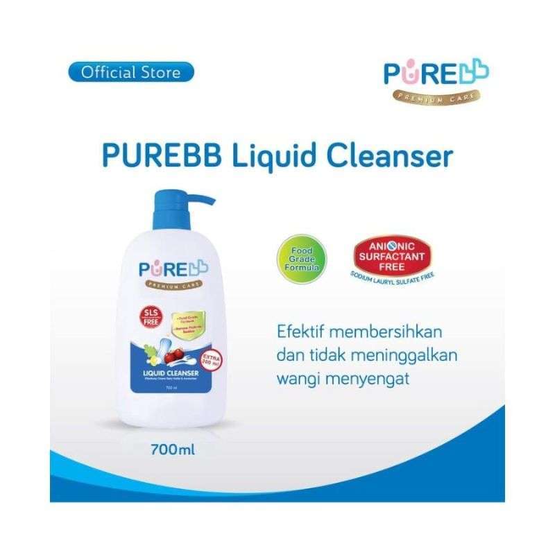 Jual Pure Baby Liquid Cleanser Pump 700ml Di Seller Hello Bebe Baby ...