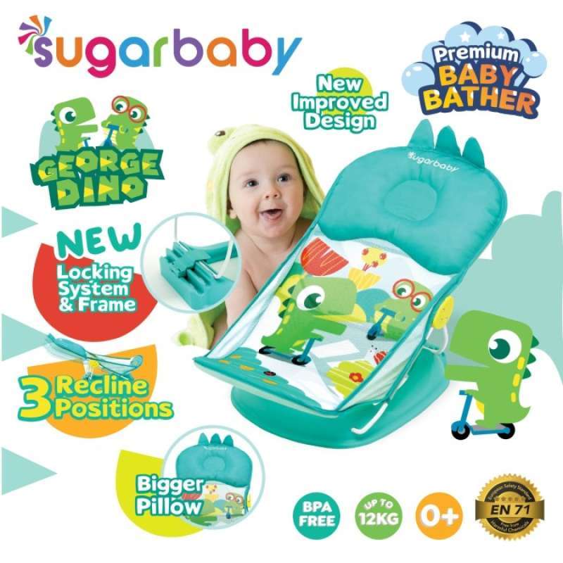 Promo Sugar Baby Premium Baby Bather - Fun Series Diskon 26% di Seller ...