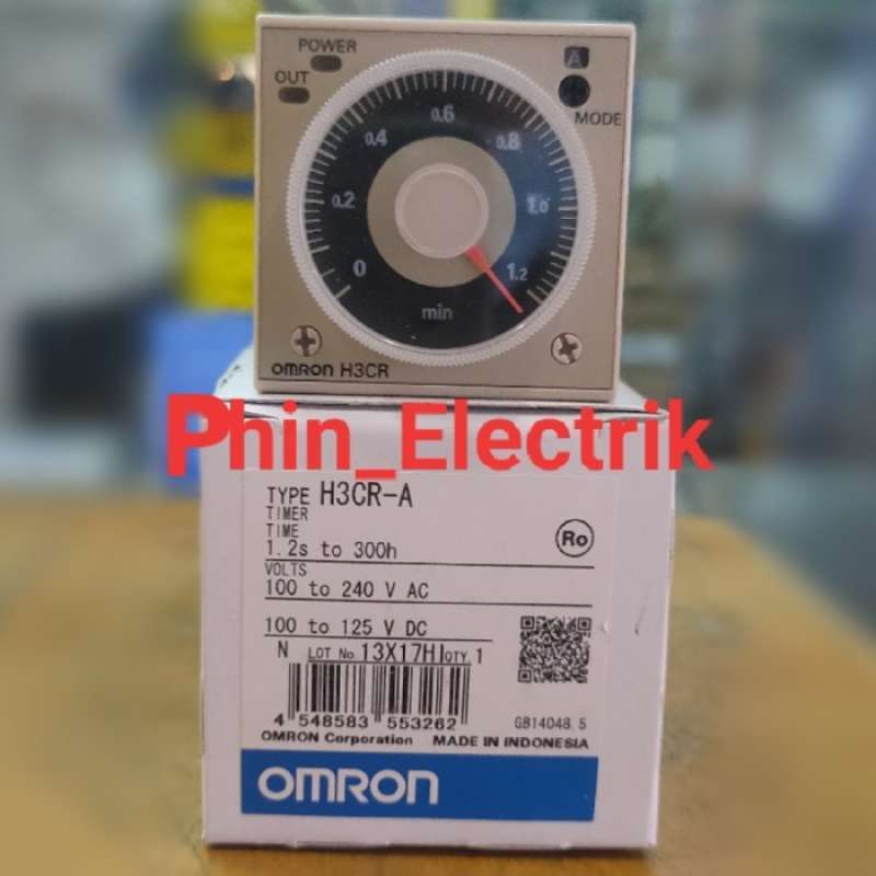 Promo Timer omron H3CR-A 220V 11 kaki/11 pin original omron h3cr A ...