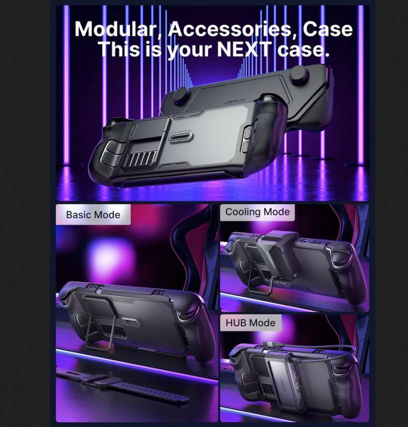 Jual JSAUX ModCase Case For Steam Deck Casing Steam Deck JSAUX Modular ...