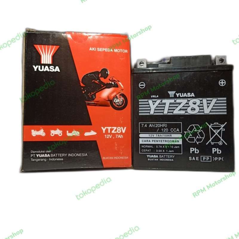 Promo Aki Yuasa Ytz8V Untuk Yamaha Xmax Diskon 17% di Seller Golden ...
