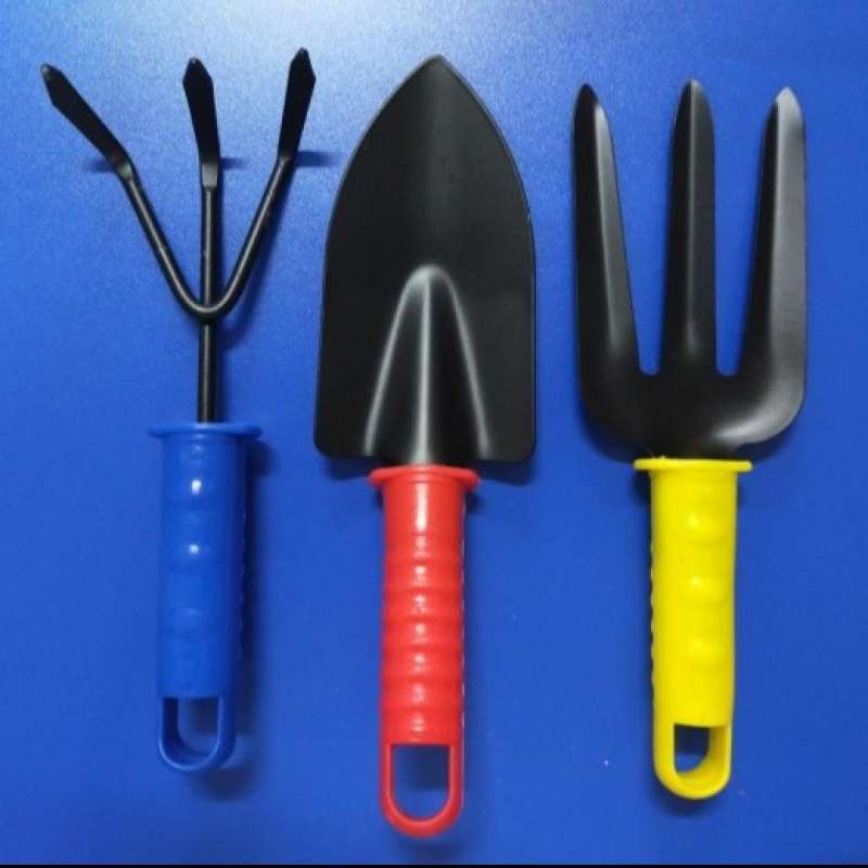 Jual peralatan berkebun set garukan sekop garpu alat kebun mini set 3 ...