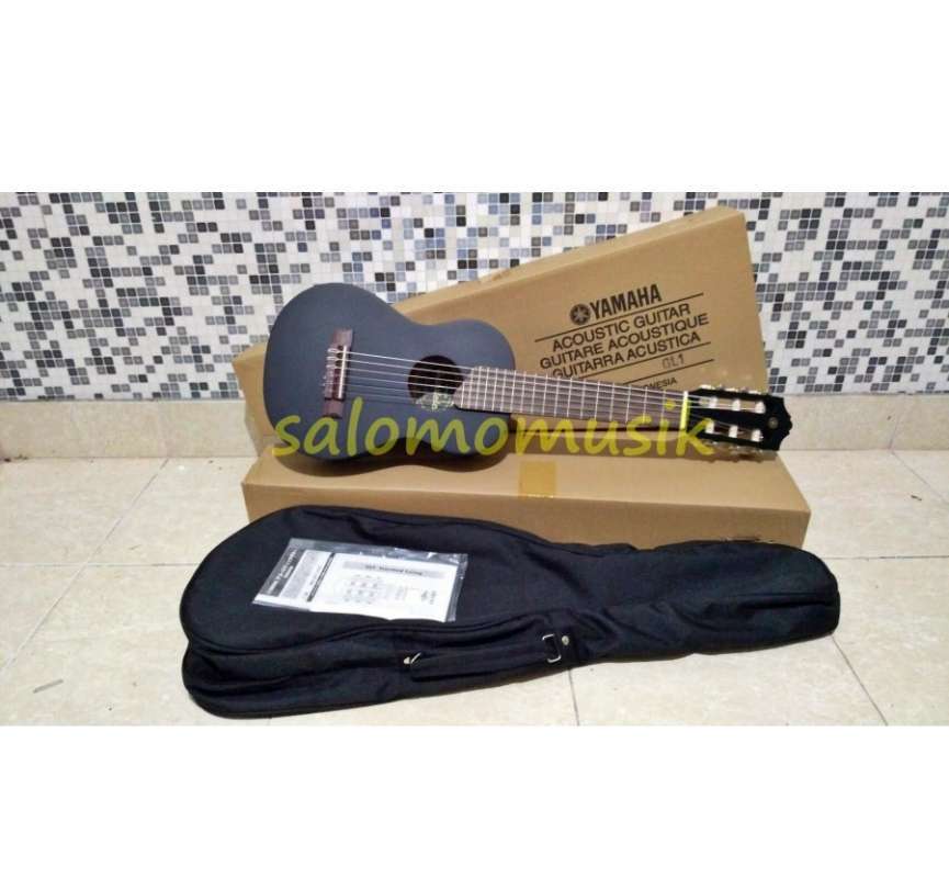 Jual Yamaha Guitalele Hitam Gl1 Original + Preamp Akustik Elektrik Di ...