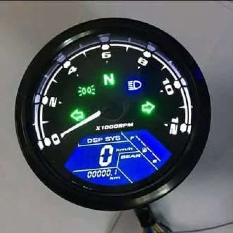 Promo speedometer babon speedometer digital plus sensor oddometer bulat ...