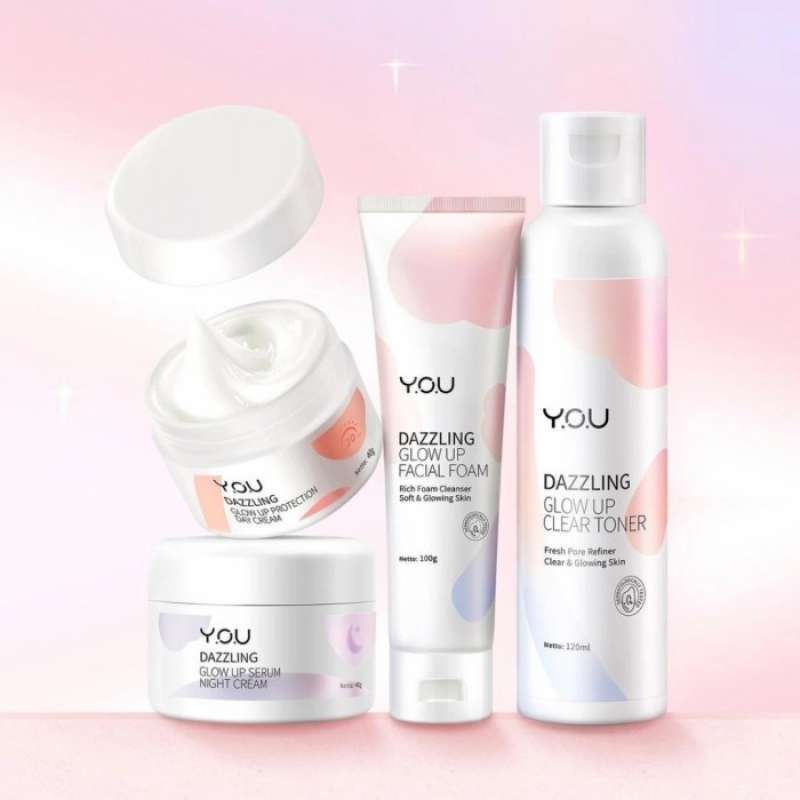 Promo You Skincare Dazzling Glow Up [satu Set] Diskon 23% Di Seller ...