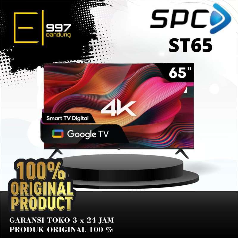 Jual Dled Tv Spc St65 , Google Tv 65 Inch 4k Uhd | Dolby Audio Di ...