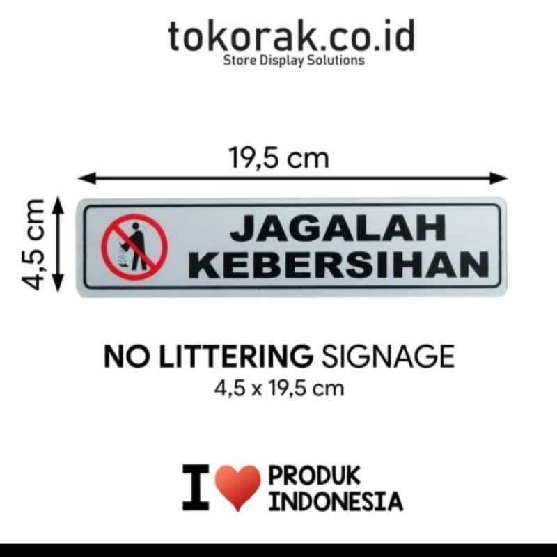 Promo Sticker Ruangan Jagalah Kebersihan - Simbol Jagalah Kebersihan ...