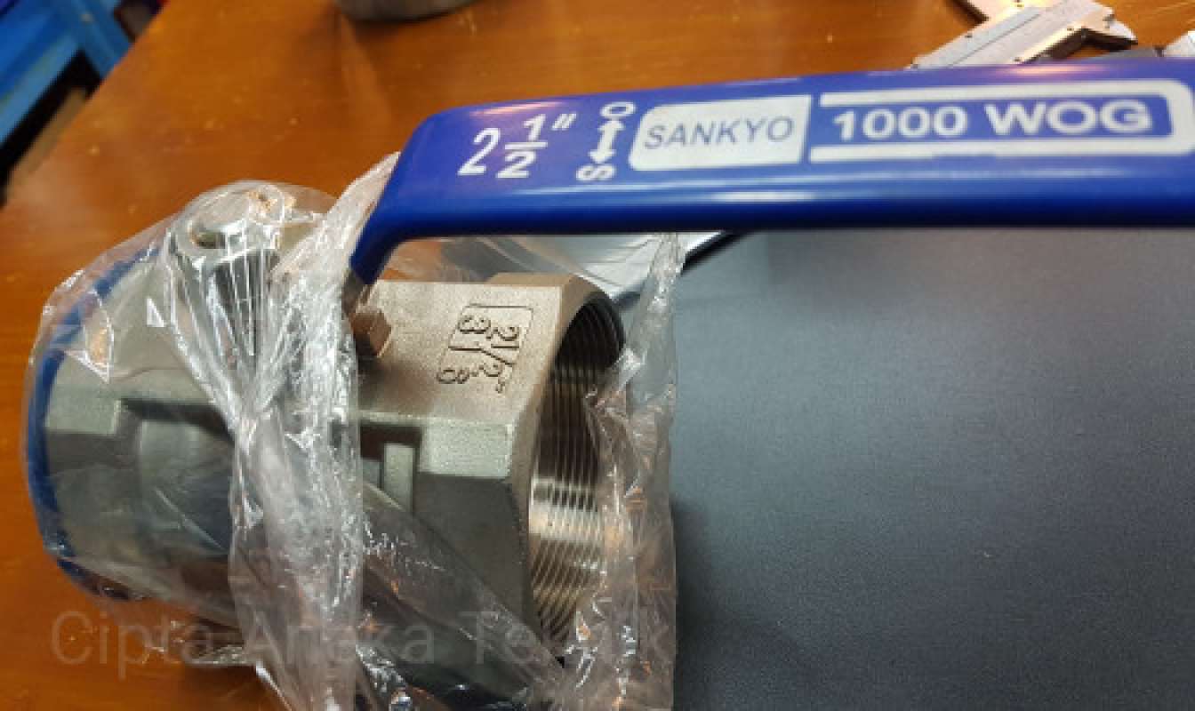 Promo Ball valve sankyo one piece 21/2 Diskon 23% di Seller Waroka Store - Cengkareng Barat ...