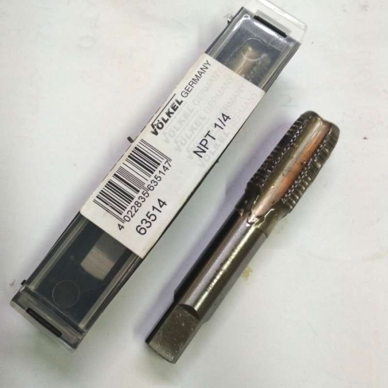 Promo MESIN TAP PIPA NPT 1/4 - 18 HSSG Art.63514 VOLKEL ORYGINAL ...