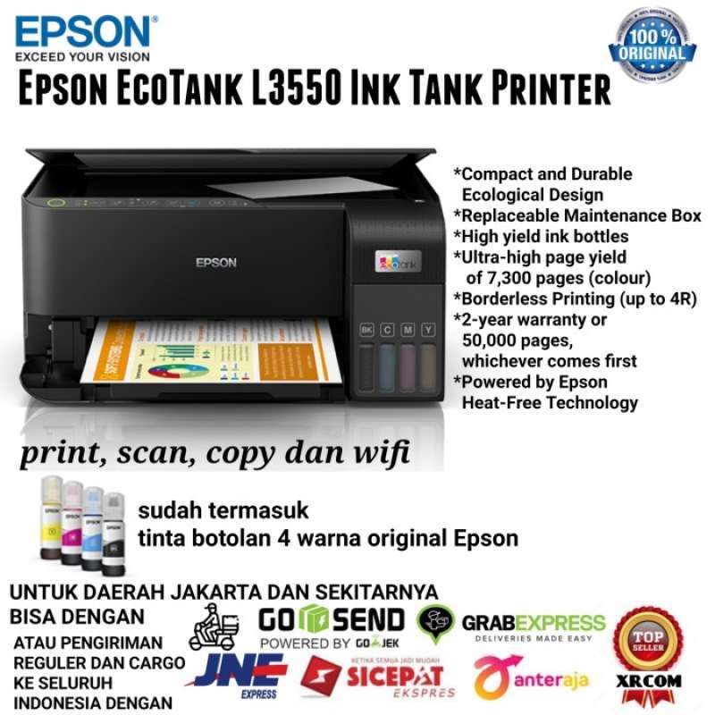Promo Printer Epson L3550 Print, Scan, Copy, Wifi Diskon 23% Di Seller Richter Store - Kebon ...