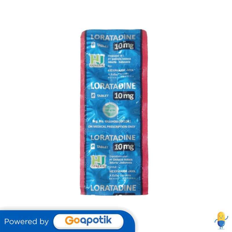 Jual Loratadine Hexpharm Jaya 10 Mg Strip 10 Tablet Di Seller Apotek ...