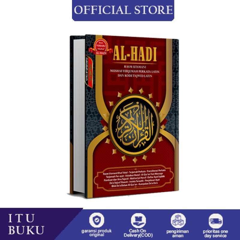 Promo Mushaf Al-hadi Rasm Utsmani Mushaf Terjamah Perkata Latin Ukuran B5 Diskon 23% Di Seller ...