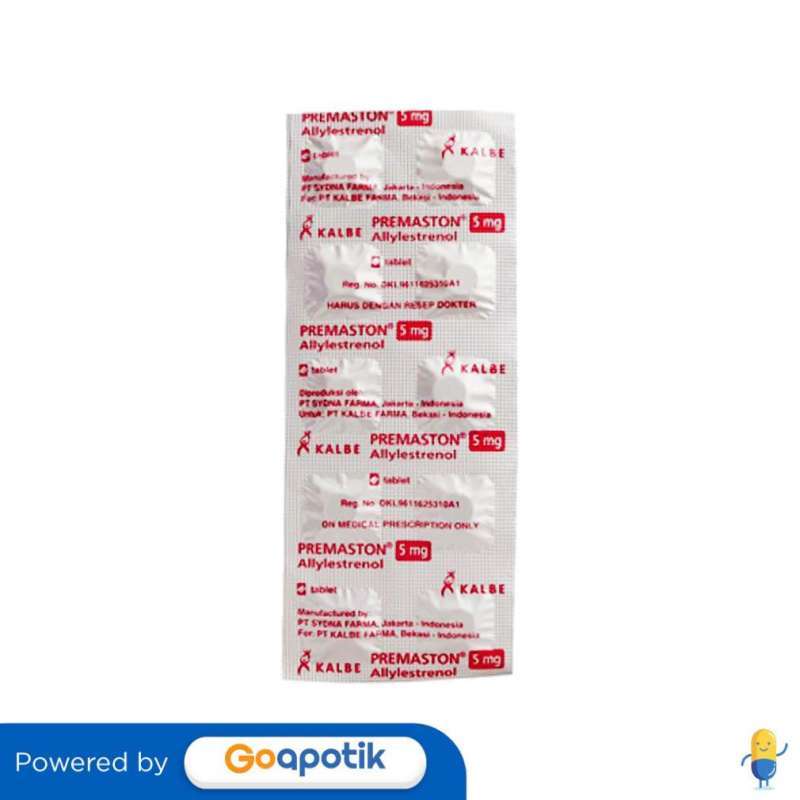 Jual Premaston 5 Mg Strip 10 Tablet Di Seller Apotek Sehati - Depok ...