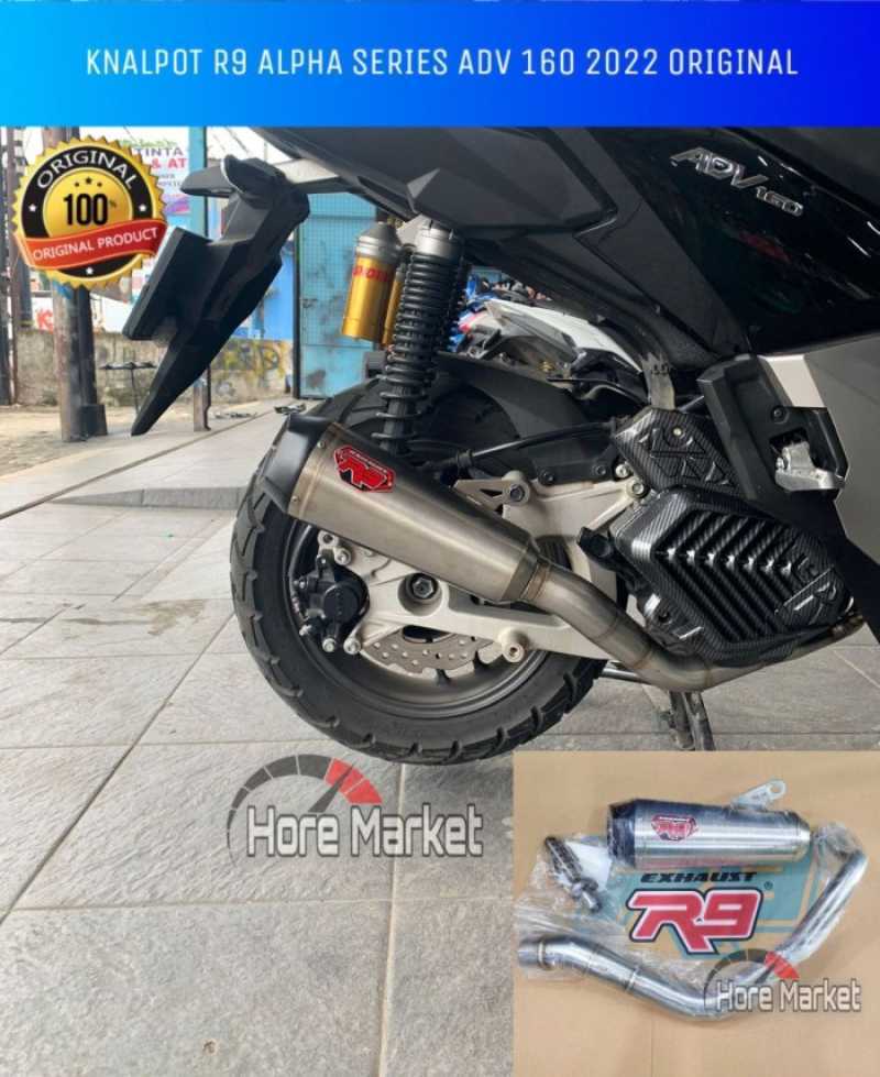 Promo Knalpot R9 Alpha Series Adv 160 2022 Original Honda Adv 160cc ...