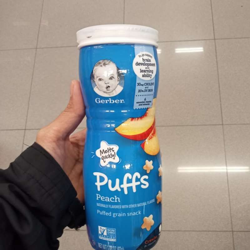 Promo Gerber Grad Puffs Peach 42Gr Diskon 23% di Seller Darkness - Kebon Kacang, Kota Jakarta ...
