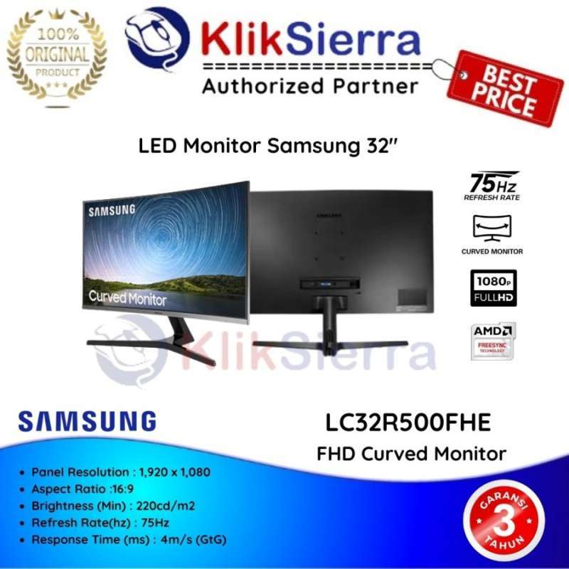 Jual SAMSUNG 32 inch LC32R500FDE FHD LED Curved Monitor LC32R500 ...