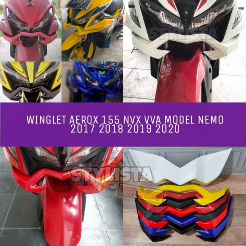 Promo Winglet Yamaha Aerox 155 Warna Berkualitas Aksesoris Motor A117 ...
