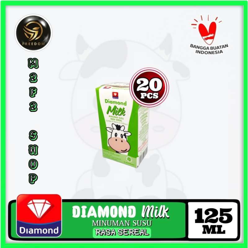 Promo DIAMOND MIlk Susu Kotak UHT Rasa Sereal Original - 125 ml (Kemasan 20 Pcs) Diskon 15% di ...