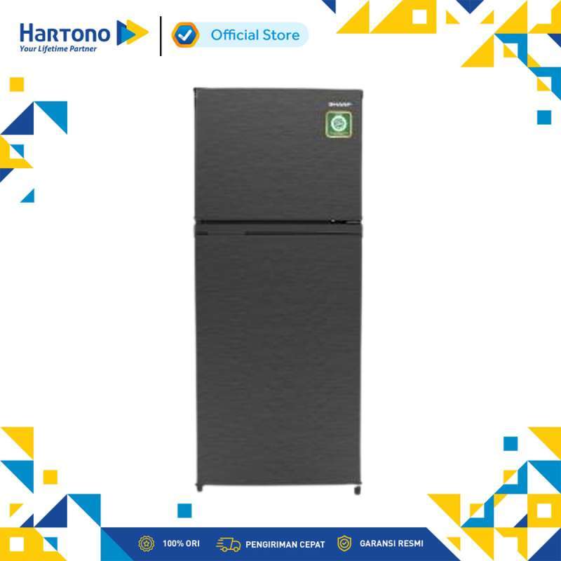 Jual Sharp Kulkas Kecil 2 Pintu Small 2 Door Refrigerator Sj195mnhs Di ...