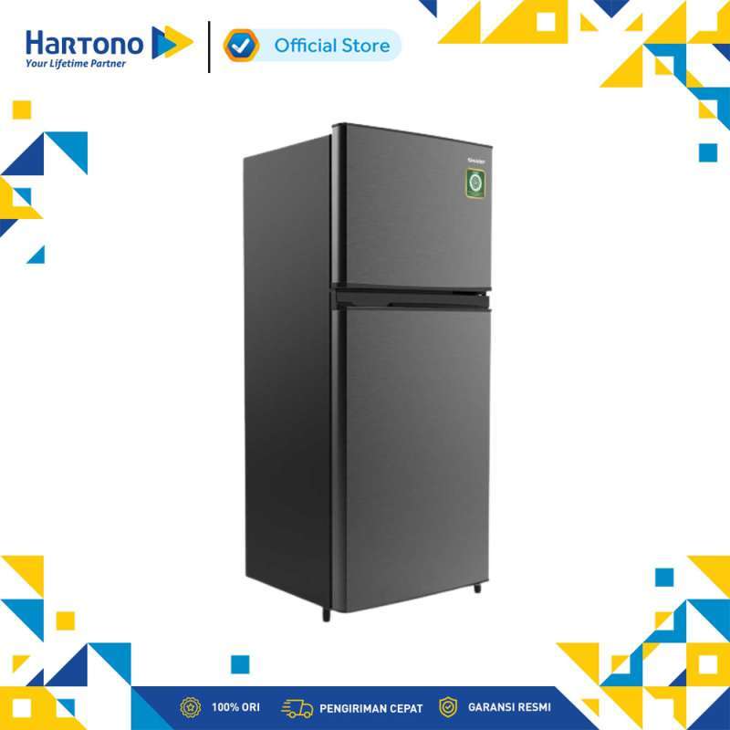 Jual Sharp Kulkas Kecil 2 Pintu Small 2 Door Refrigerator Sj195mnhs Di Seller Myhartono Store ...