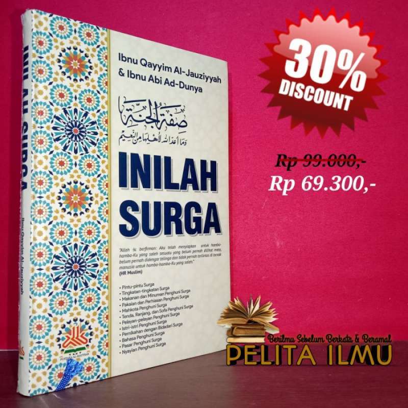 Promo Buku Inilah Surga - Terjemah Kitab Shifat Al-Jannah Diskon 23% di ...