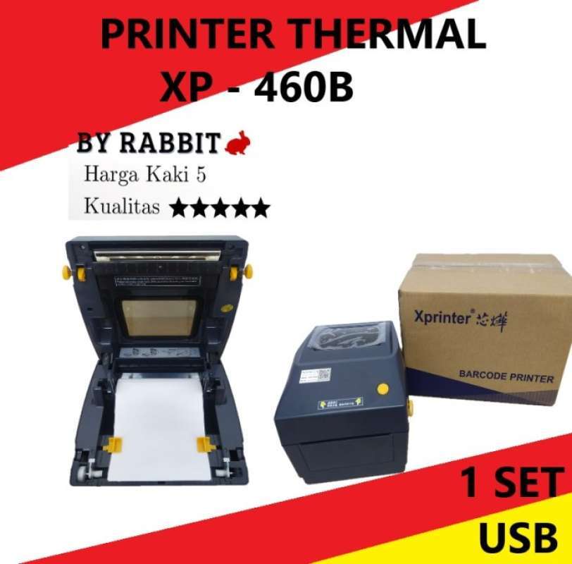 Promo Printer Barcode Label Thermal Xprinter Usb Model Xp-460b Diskon ...