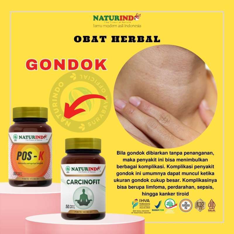 Promo POS K Herbal Obat Mengempeskan Benjolan Amandel Gondok Benjol ...