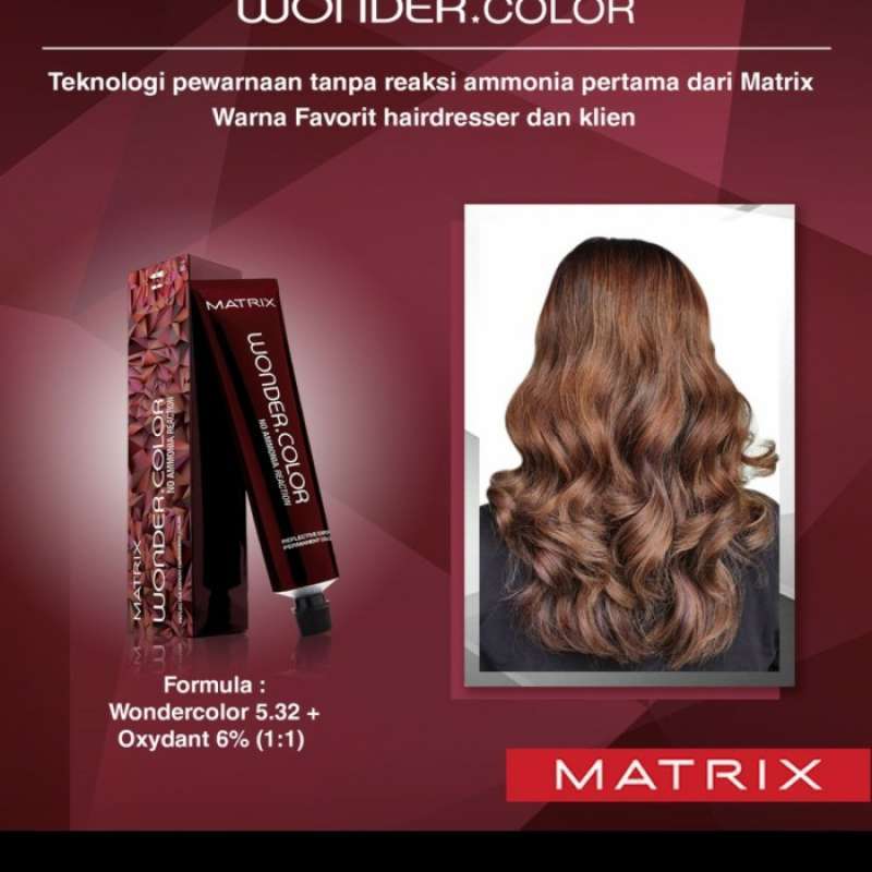 Jual Matrix Wonder Color Wondercolor Cat Matrix Brown Moca 90ml Cat ...