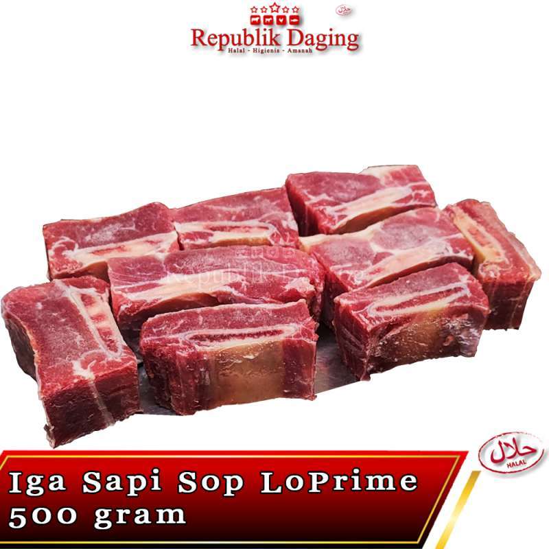 Jual Republik Daging Iga Sapi Sop LoPrime 500 gram di Seller Republik ...
