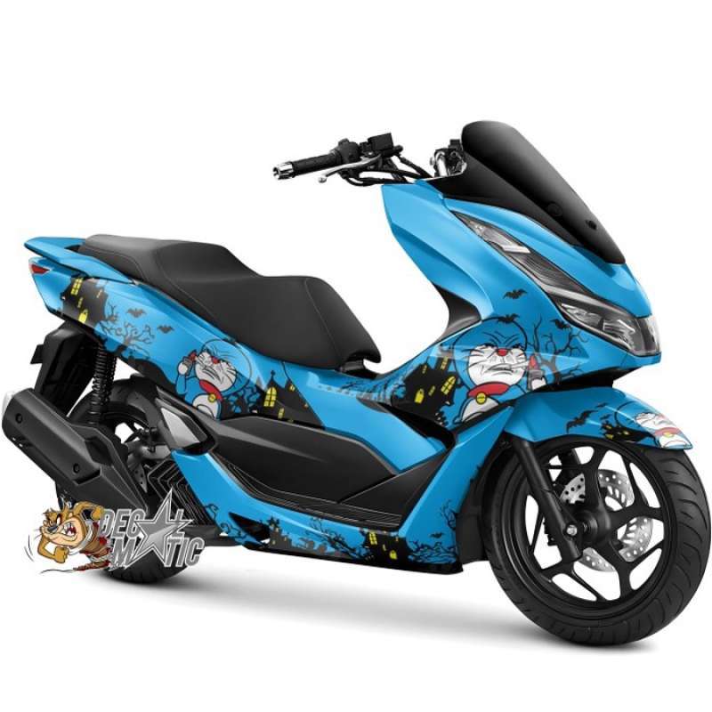 Jual Stiker Decal Full Body Motor Honda PCX 150 PCX160 Doraemon 2 - PCX ...