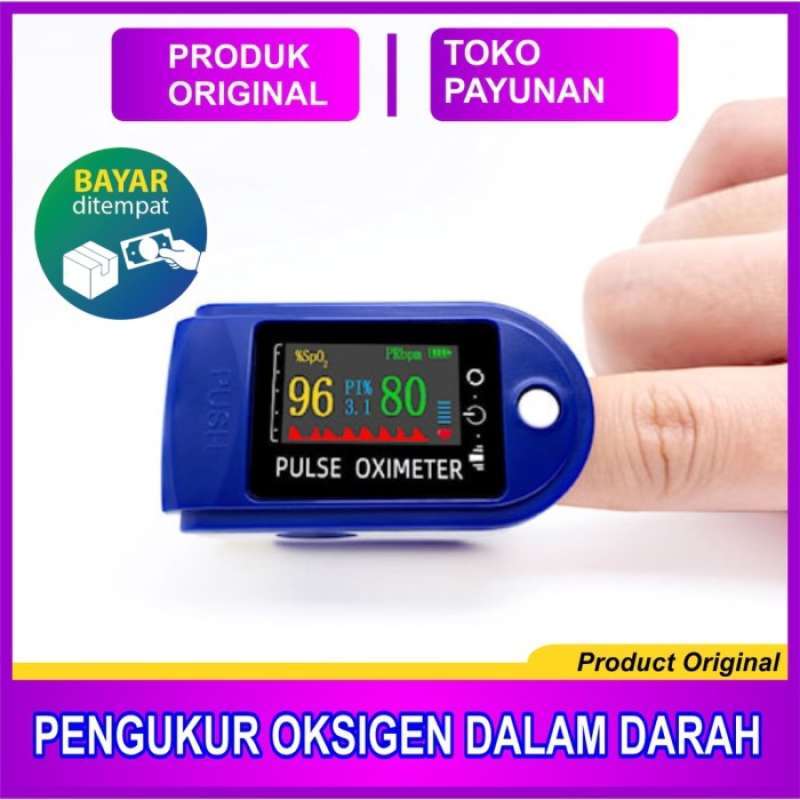 Promo Alat Sensor Digital Pengukur Saturasi Oksige O2 Dalam Darah Tubuh ...