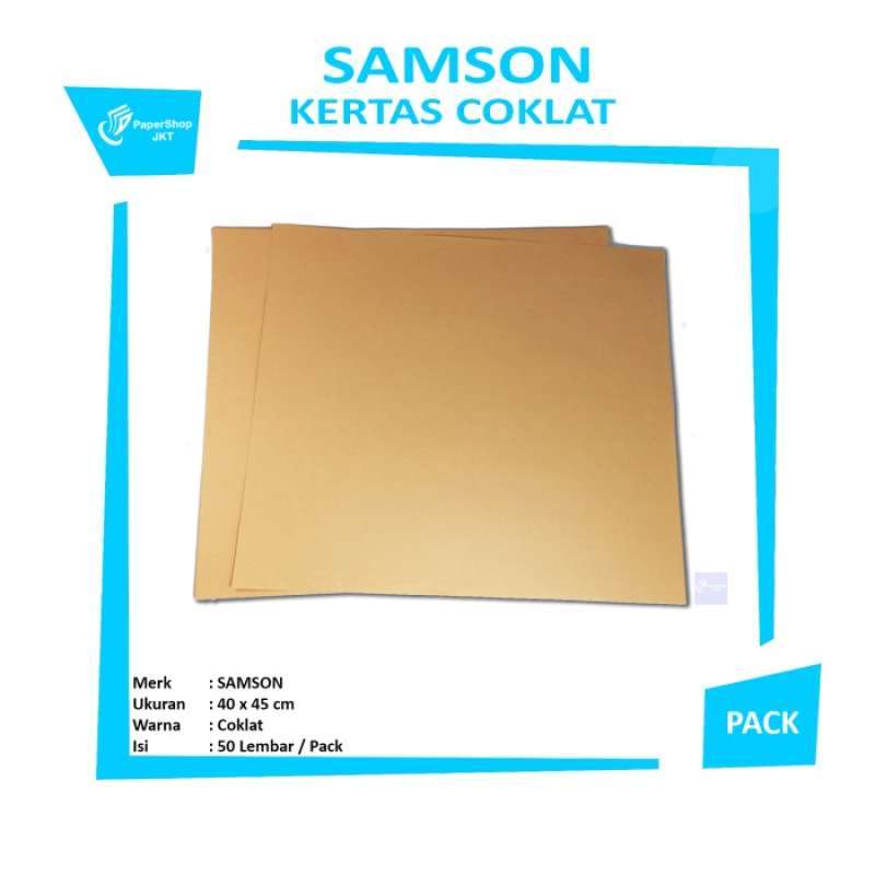 Jual SAMSON - Kertas Samson Ukuran 40 x 45cm - Pack di Seller Paper ...