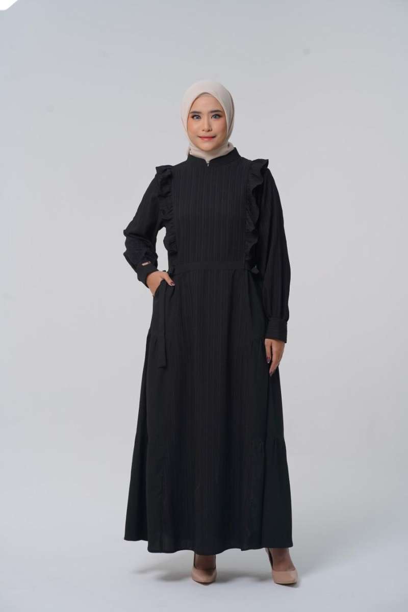 Promo Zoya Delia Dress - Gamis Muslim Polos Wanita Wudhu Friendly ...