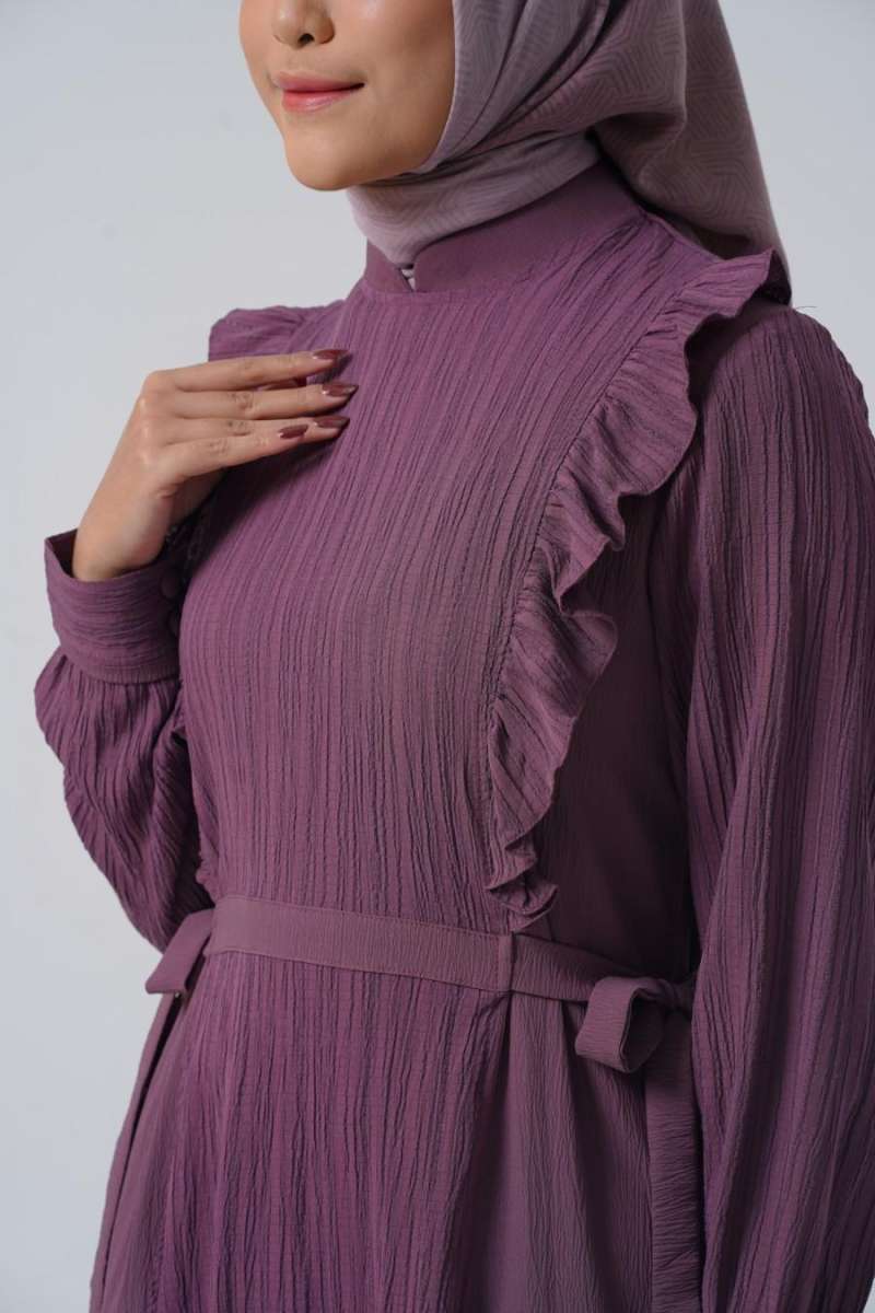 Promo Zoya Delia Dress - Gamis Muslim Polos Wanita Wudhu Friendly ...