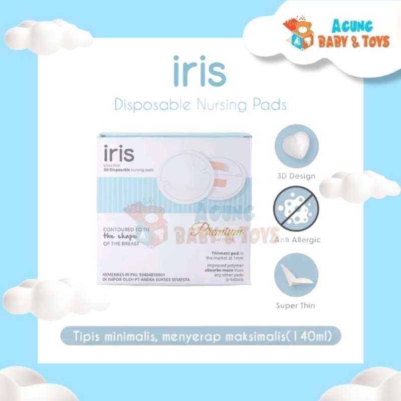Promo Iris Disposable Breast Pad Isi 60pcs Diskon 23% Di Seller Darkness - Kebon Kacang, Kota ...