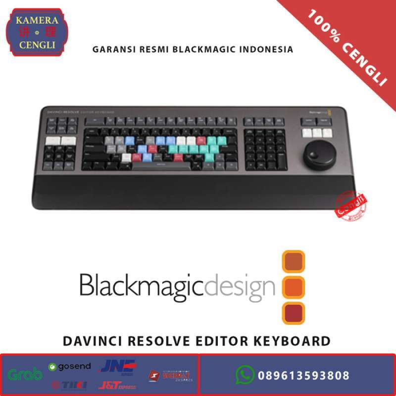 Promo Blackmagic Design DaVinci Resolve Editor Keyboard - ORIGINAL ...